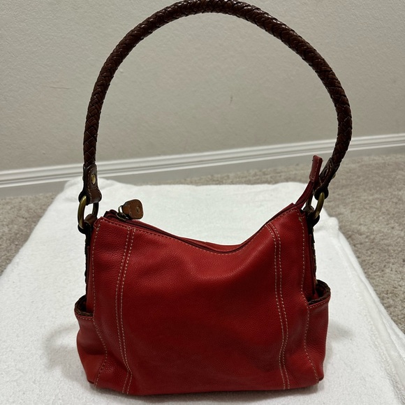 Fossil | Bags | Fossil Red Shoulder Bag | Poshmark